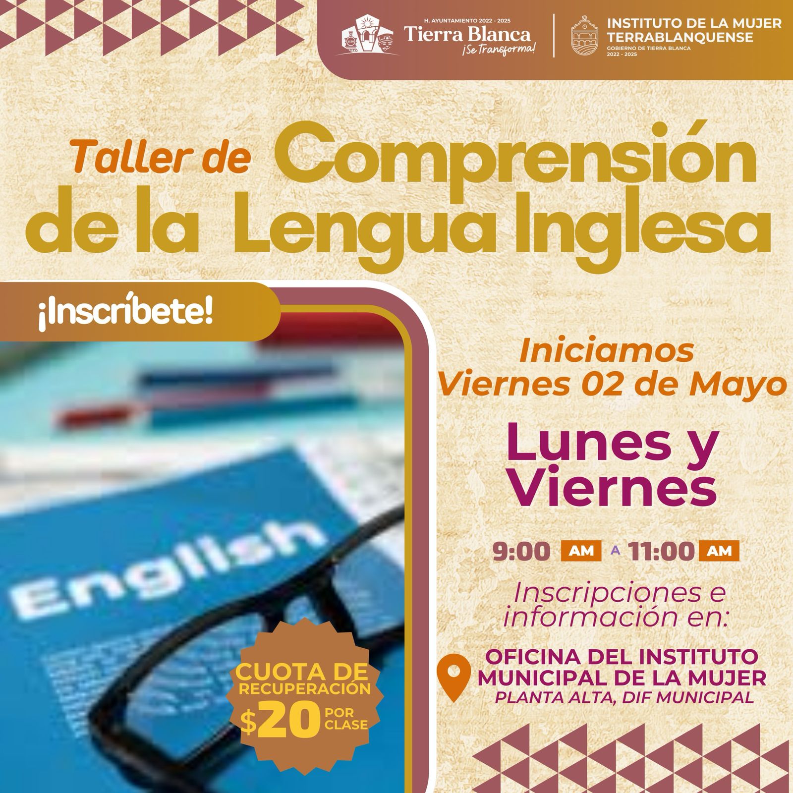 Taller de Comprensión de la Lengua Inglesa - Crónica de Tierra Blanca